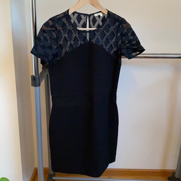 Maje | Dresses | Like New Maje France Midnight Blue Dress | Poshmark